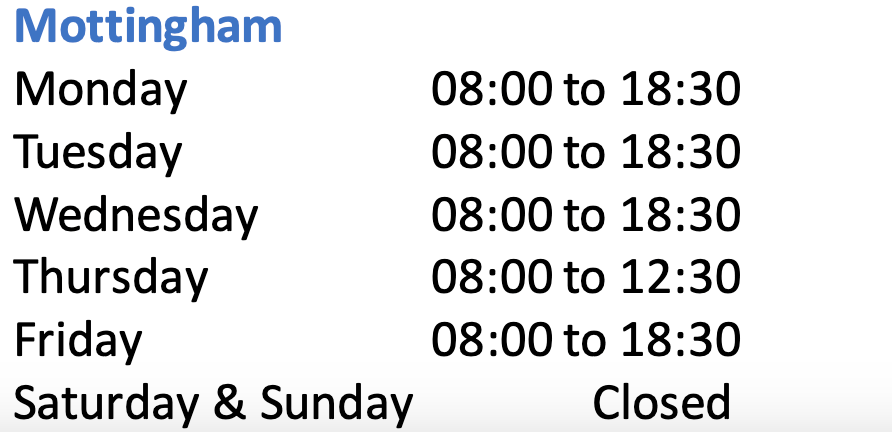 The Links Medical Practice - Downham Surgery, Bromley & Mottingham ...